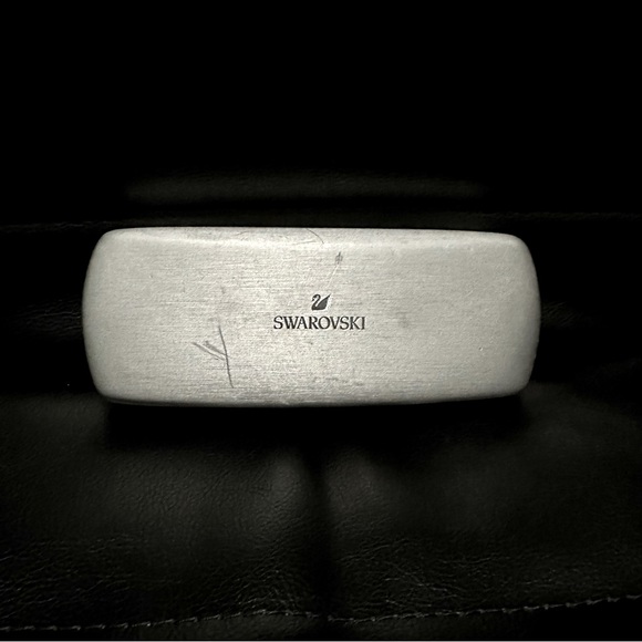 Swarovski | Accessories | Swarovski Silver Glasses Or Sunglasses Case ...